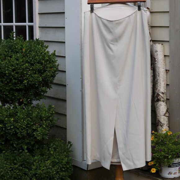 Talbots | Skirts | Vintage Talbots Plus Size Stone Center Front Slit ...